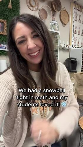 Snowball Fight Math Activity Addition Subtraction Division ...