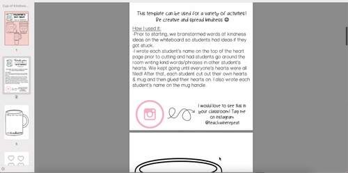 Cup of Kindness | Valentine's Day Craft | Valentine's Day Activity