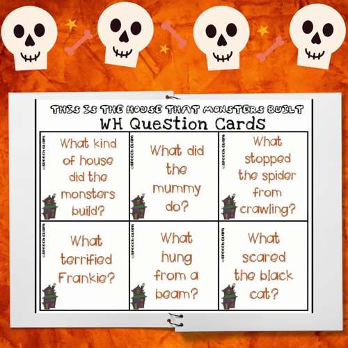 This is the House that Monsters Built Companion|Halloween Literacy ...
