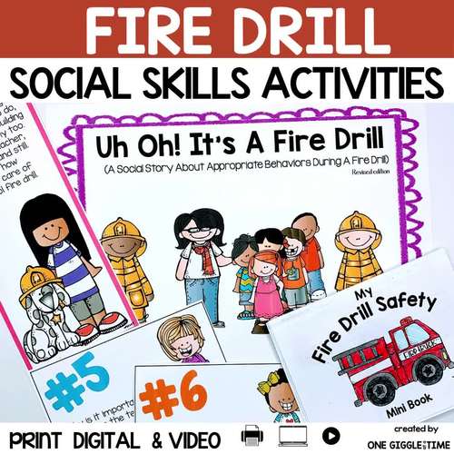 Fire Drill | Fire Safety | Back to School | SEL by One Giggle At A Time