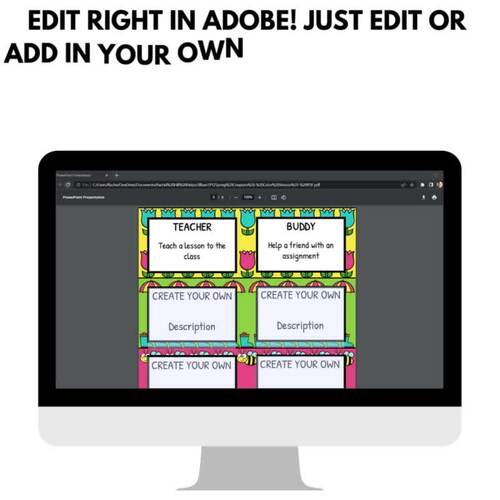 Customizable Coupons for Rewards and Incentives | Spring Theme | TPT