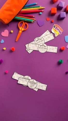 End of Year Wristbands | Last Day of School Craft | Many Wording Options!