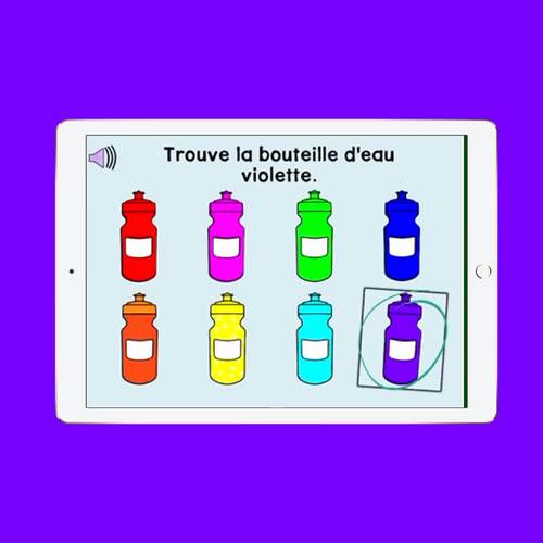 Trouve le VIOLET Reconnaître les couleurs | Cartes BOOM avec audio | Le ...