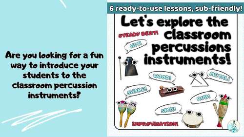 Let's explore the classroom percussion instruments: 6 complete lesson ...