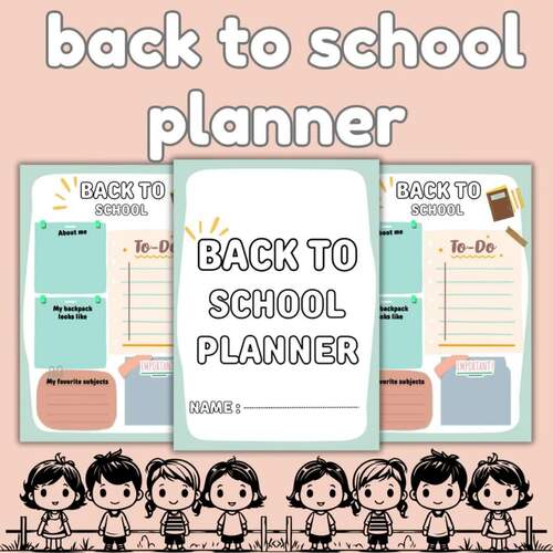 back to school planner year for classroom Calendar 2024-2025 | TPT