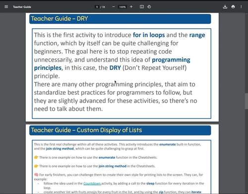 Python Coding Activities All About Lists And Loops Beginner Mid Low Prep 