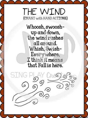 November Thanksgiving: Literacy Songs, Chants, Poems, Fingerplays ELA