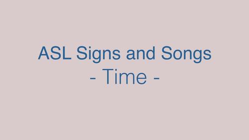 ASL: Time - Today, tomorrow, tonight... | TPT