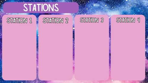 Outer Space Morning Meeting Slide Templates l Space Decor l Outer Space ...