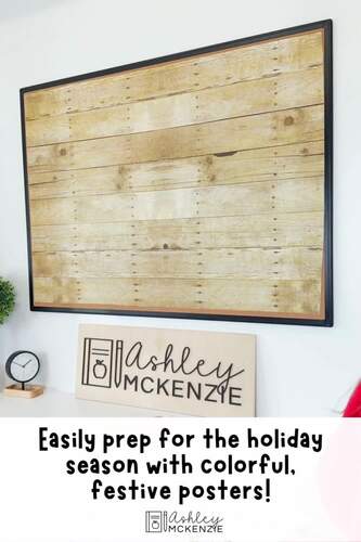 School Christmas Bulletin Board Holiday Posters December Bulletin Board ...