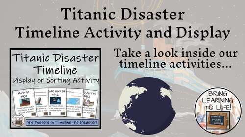 Titanic Disaster Timeline | Sorting & Research Activity with Display