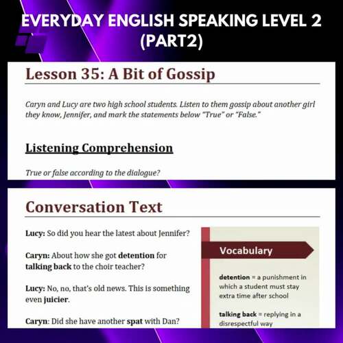 Everyday English Speaking Level2(part2)|Close Reading|Reading Toefl ...