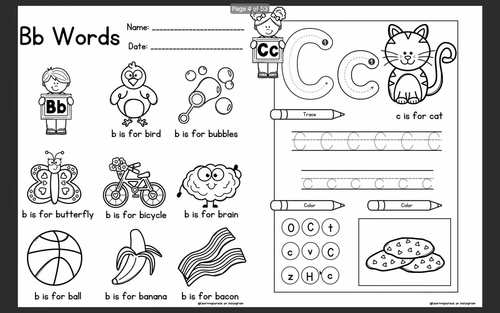 Alphabet Handwriting Tracing Worksheets - PreK, Kindergarten, First