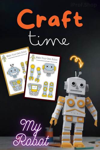 End of the Year Activities My Robot Craft DIY Summer Back to school ...