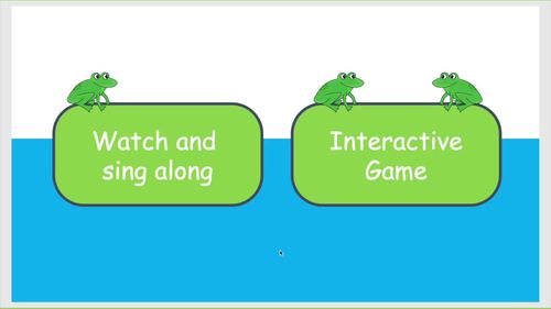 Five Little Speckled Frog Song Interactive Software Special Needs ...