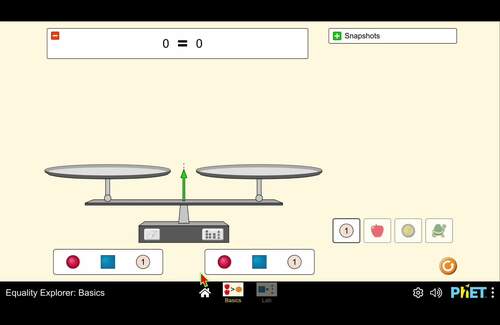 Equality Explorer: Basics – Interactive Worksheet | PhET Simulation