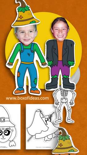 Fun Halloween Craftivity - Cut and Paste Craft Activities - Halloween ...