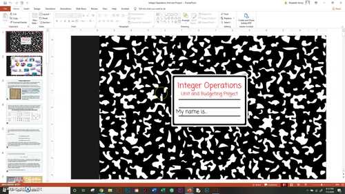 Integer Operations Full Unit Bundle Distance Learning Google Slides
