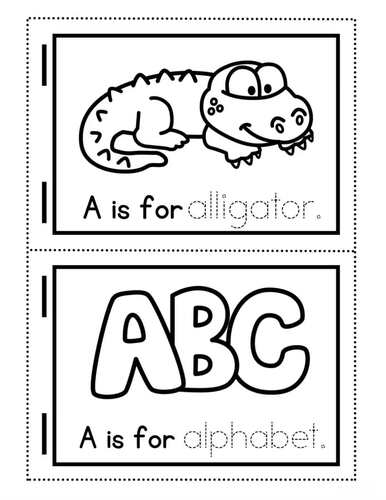 Alphabet Letters A-Z Printable Readers for Kindergarten | TPT