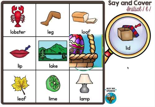 Easter Articulation L Boom Cards Games for Speech Therapy by Busy Bee ...