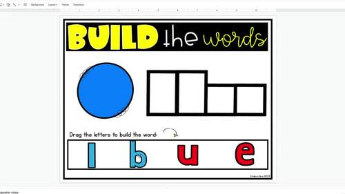L blends ELA and Phonics for Google Slides bl pl fl sl cl gl by Kinders ...
