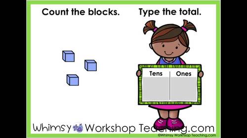 Google Slides Math Place Value to 99 Base Ten Blocks 1 Distance Learning