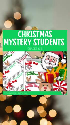 Christmas Mystery Student | Holiday Behavior Management | Classroom Reward
