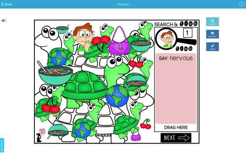 Medial r Sound Articulation Boom™ Cards Search & Find Game by Speech ...