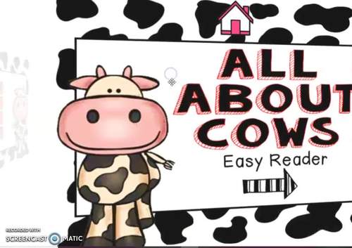 All About Cows Reading Passage Mega Bundle (Printables+Interactive ...