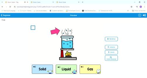 States of Matter Boom Cards | Science Digital Activity by Ms Herraiz