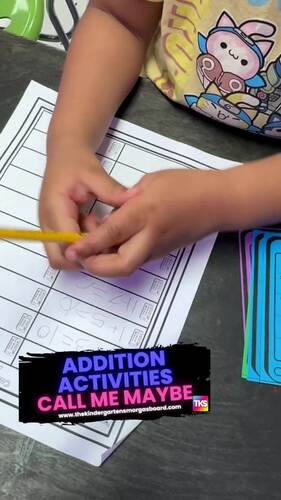 Kindergarten Addition and Subtraction Games | Math Centers K-2 | TPT