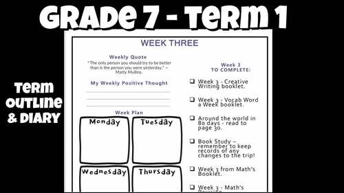 TERM 1 - Grade 7 - FULL HOMESCHOOL CURRICULUM - Aust. Aligned | TPT