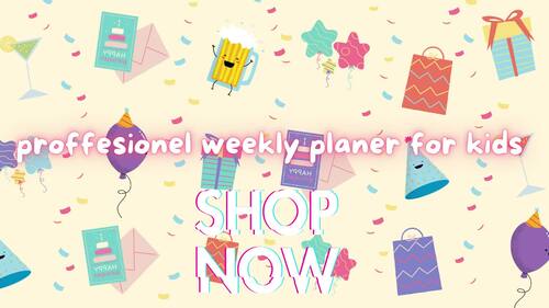 weekly student Planner Binder 2023-2024 Printable and Digital BUNDLE