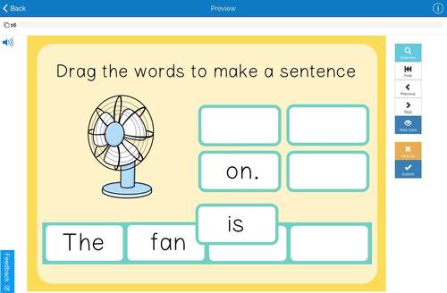 BOOM CARDS™ Reading CVC sentences : Short A and Sight words by The ...