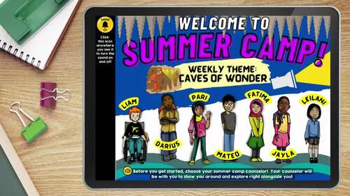 Caves Around the World LINKtivity® (Fast Finisher, Fun Friday, Sub Plans)