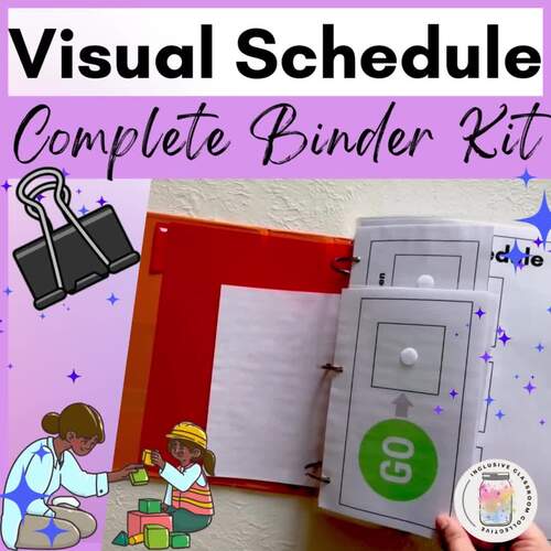 Visual Schedule for Special Education and Autism | Editable Visual ...
