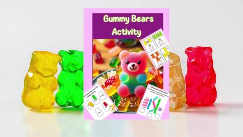 Gummy Bear Summer Activity Math and Literacy for Preschoolers | TPT