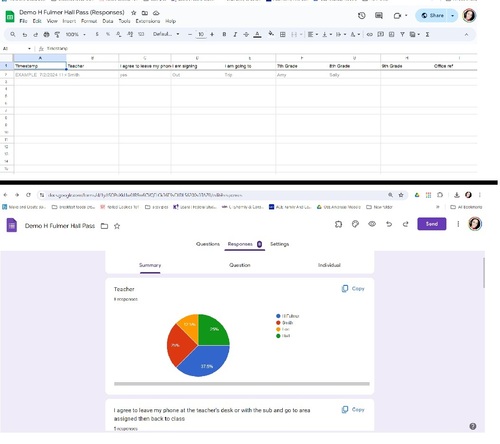 Digital Hall Pass FREE with tutorial video by Subdays | TPT