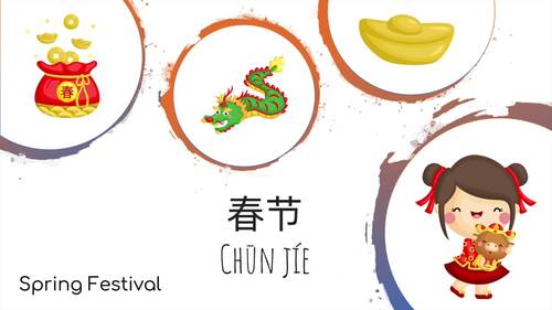 Chinese New Year Activities （春节) (Mandarin Chinese Classroom Edition)