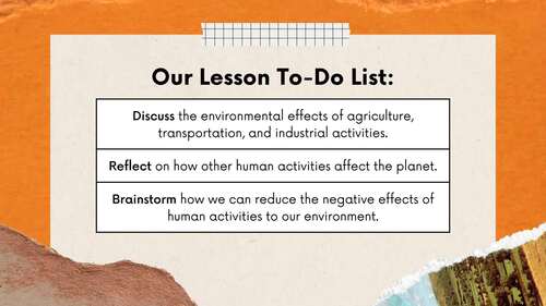 Human Impacts On Earth - Ready Made Presentation - Ready To Edit! Mini ...