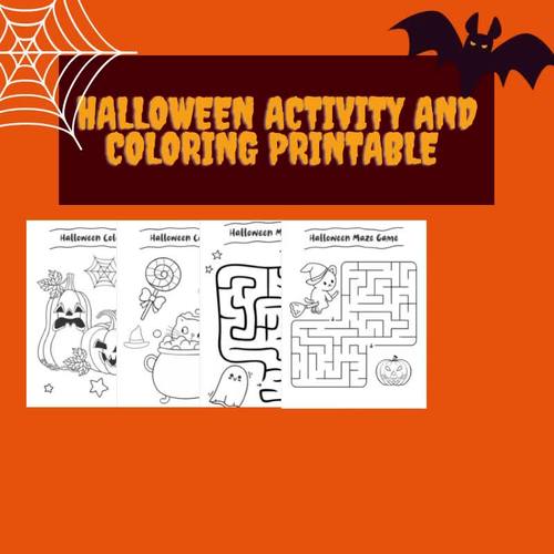 Halloween Activity and Coloring Printable | Fall Color Pages ...