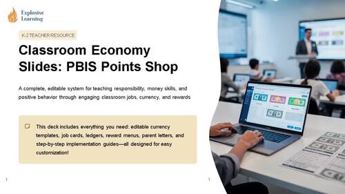 Classroom Economy Slides Pbis Points : Editable PPT Lesson | TPT