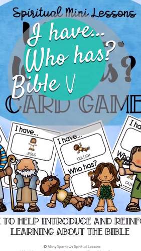 I HAVE WHO HAS CARD GAME - Spiritual Mini Lesson for Jehovah's Witnesses