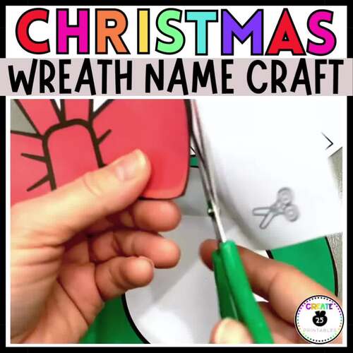 December Crafts | Christmas Name Writing | Christmas Craft | December Craft