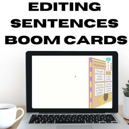 Editing Sentences BOOM Cards by Hands on Learning LLC | TpT