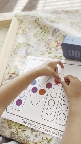 Montessori Moments: Early Reading Unit 1 Letter Mm by MontessoriMoments