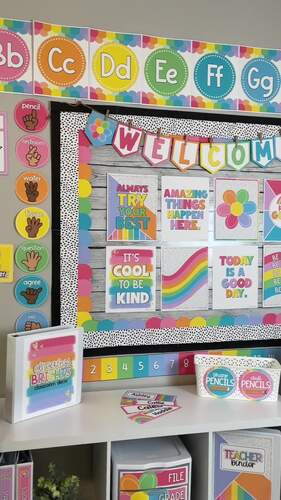 Dreamy Brights Classroom Decor | Bright Groovy Class Decor | Mega Bundle