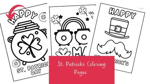 St. Patrick's Day Coloring Pages for Elementary Students, March Coloring