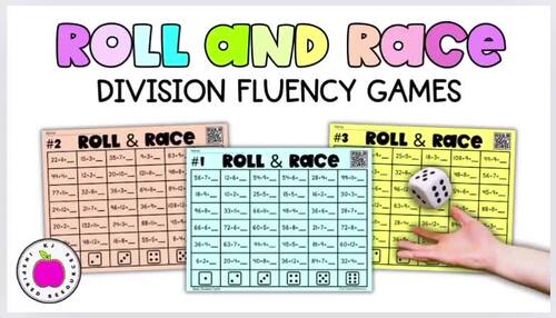 Roll and Race Math Dice Games | Division Fact Fluency by KJ Inspired ...