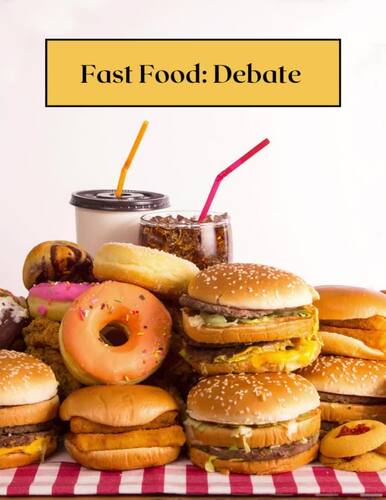 Fast Food: DEBATE with TEMPLATES by The EFL Classroom Today | TPT
